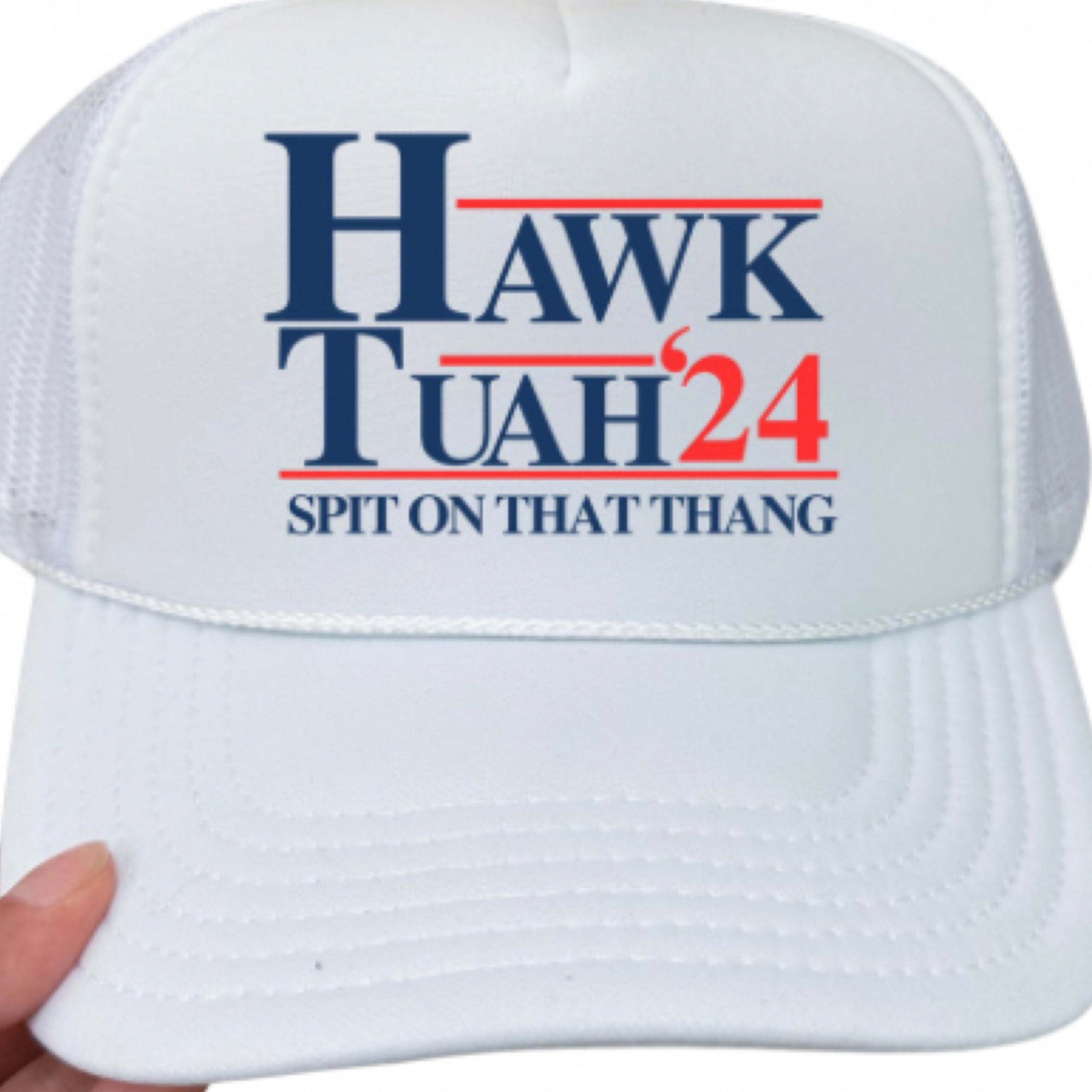 Hawk Tuah - White hat | Kenley Lee & Co.